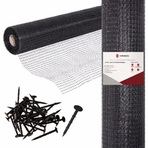 Protective netting against small rodents 2x50 m, with fasteners 50 pcs ...